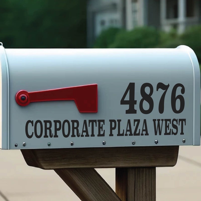 Vinyl Mailbox Decals - Etsy