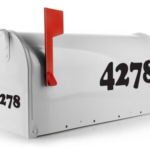 Custom Mailbox Number Decals Personalized Mailbox Number Stickers ...