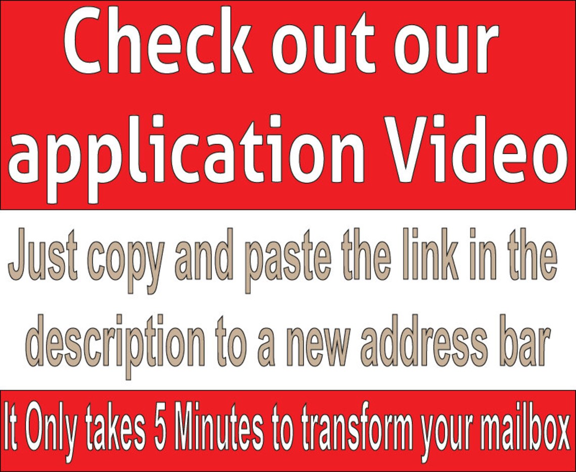 Personalized Mailbox Number Decals 27 Font Choices 23 - Etsy