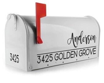 Mail Box Decal Mailbox Decals for Your Home Includes Two 2 Decals - Etsy