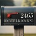 Custom Weatherproof Mailbox Sticker Outdoor Address Decal, Easy to ...