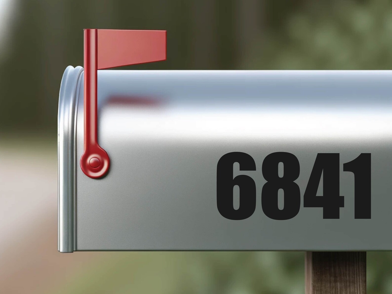 Custom Mailbox Number Decals - Personalized Mailbox Number Stickers ...