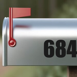Custom Mailbox Number Decals Personalized Mailbox Number Stickers ...