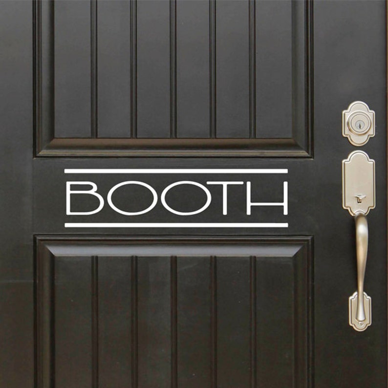 office entry sign sticker Door Lettering Door Decal Personalized modern ...