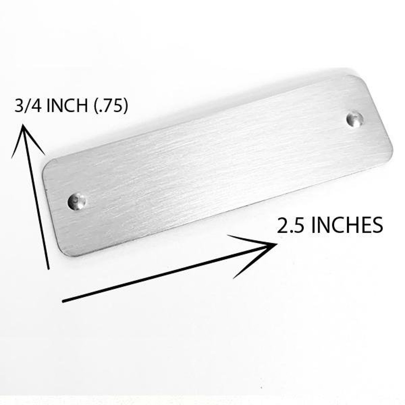 Self Adhesive Engraved Tags Engraved Sticker Metal Sticker - Etsy