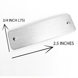 Self Adhesive Engraved Tags | Engraved Sticker | Metal Sticker ...