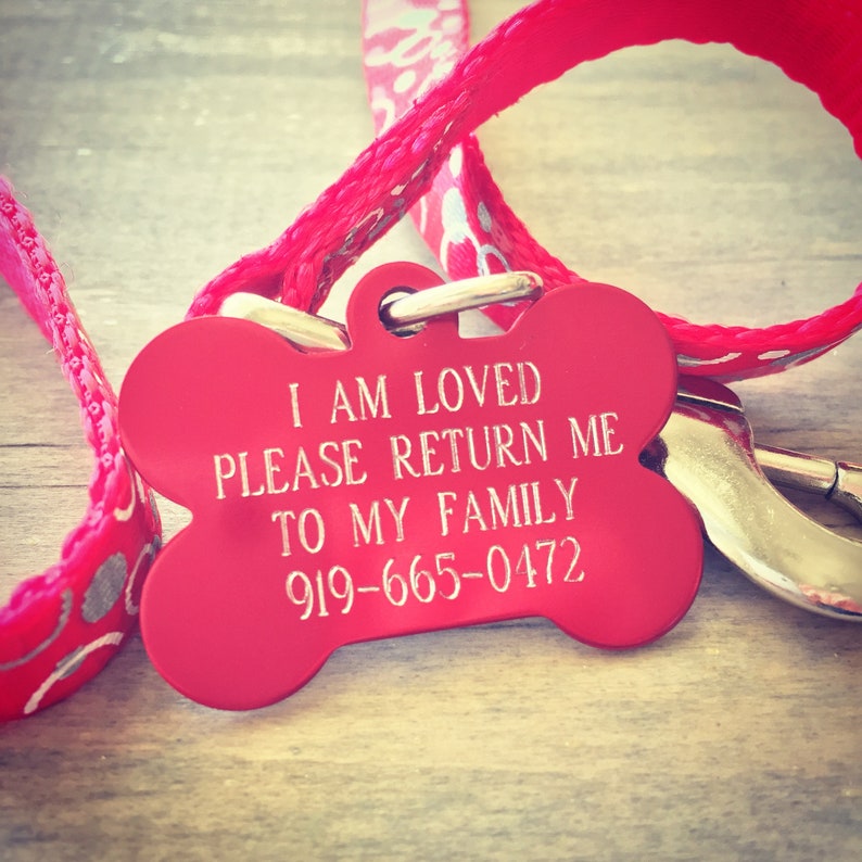 Dog Tag Lost Pet Tag Funny Pet ID Tag Lost ID Tag I Am Etsy