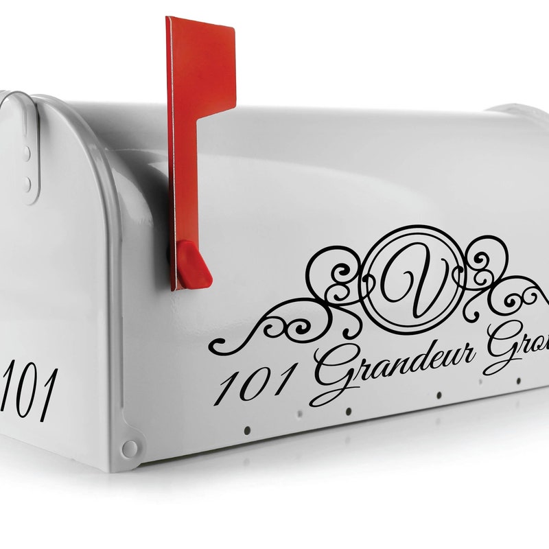 Monogrammed Mailbox - Etsy