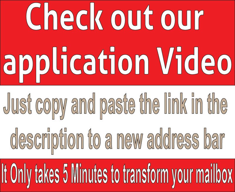 Personalized Mailbox Number Decals 27 Font Choices 23 | Etsy