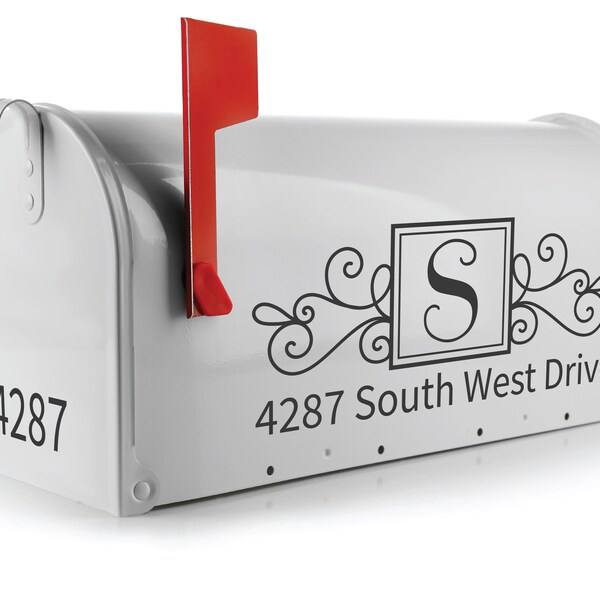 Monogrammed Mailbox - Etsy