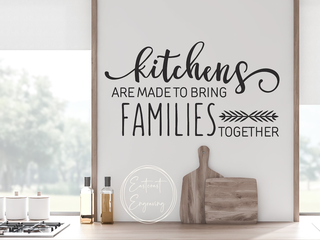 Kitchen Wall Decal Kitchen Wall Sticker Kitchen Wall Art Inspirational ...