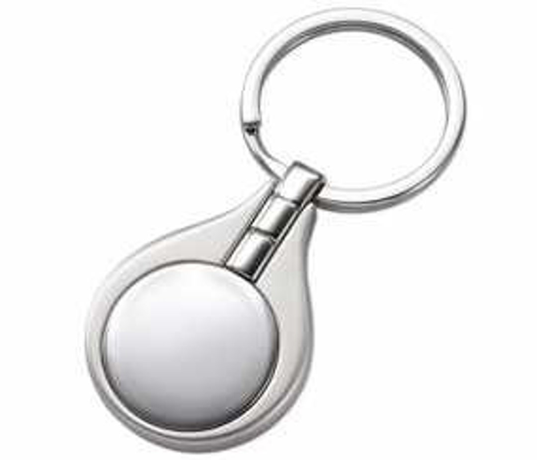 Personalized Silvertone Teardrop Key Chain BR30, Keychain - Etsy