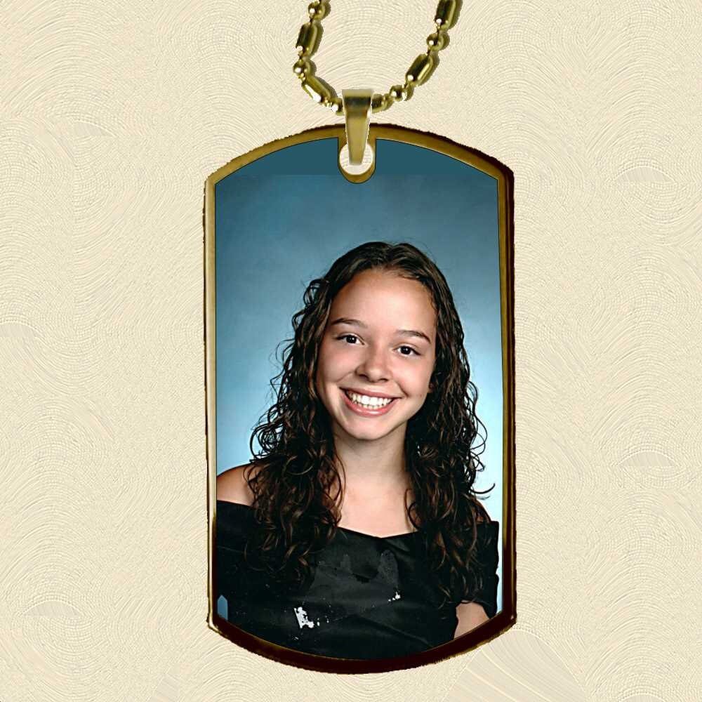 Photo Necklace Pendant With Chain and Gift Box. Your Photo | Etsy