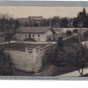 Sutter’s Fort State Historic Park, Sacramento, California, USA, Vintage ...