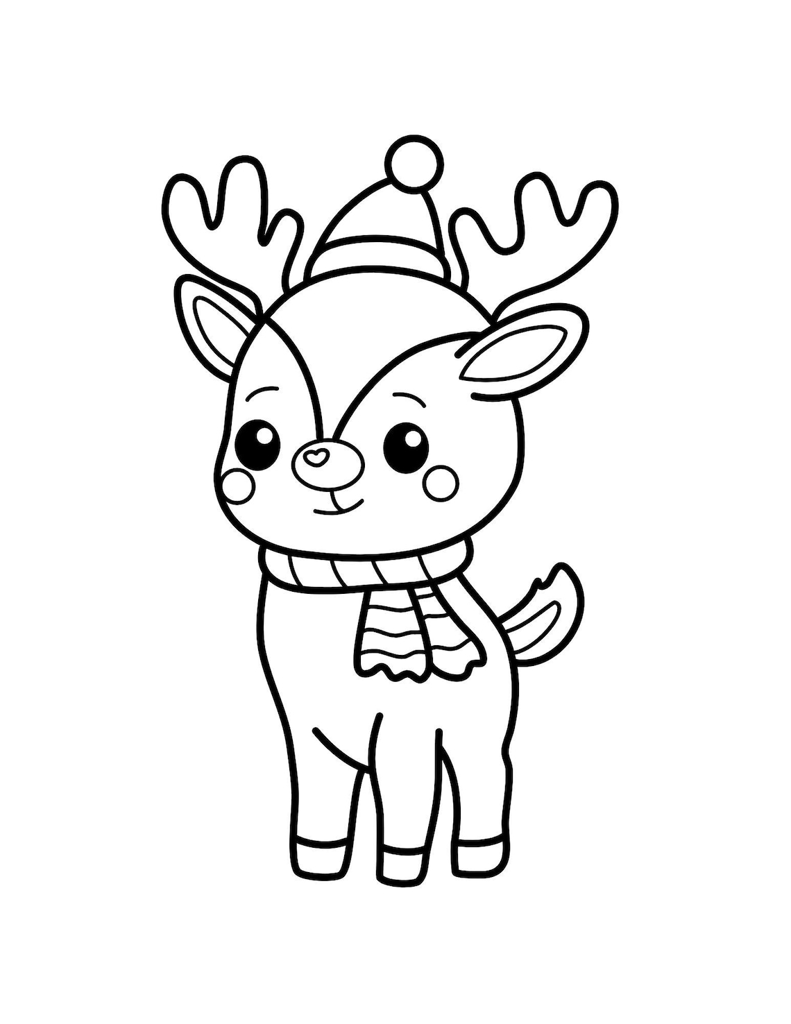 Christmas Coloring Book // Simple Coloring // Kids Coloring ...
