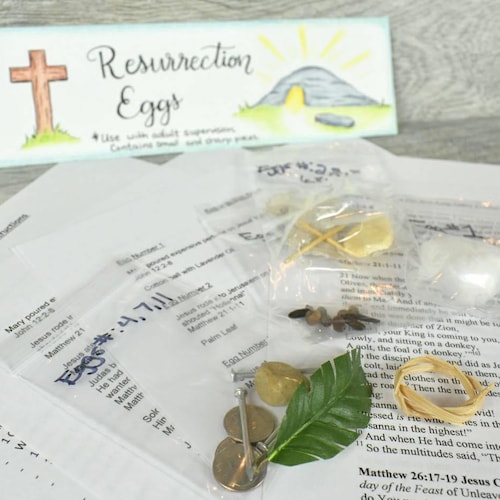 Easter Story Resurrection Eggs - Etsy