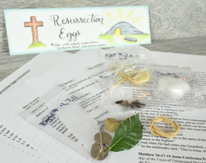 DIY Resurrection Eggs - Build Your Own Kit - Easter Story- Holy Week ...