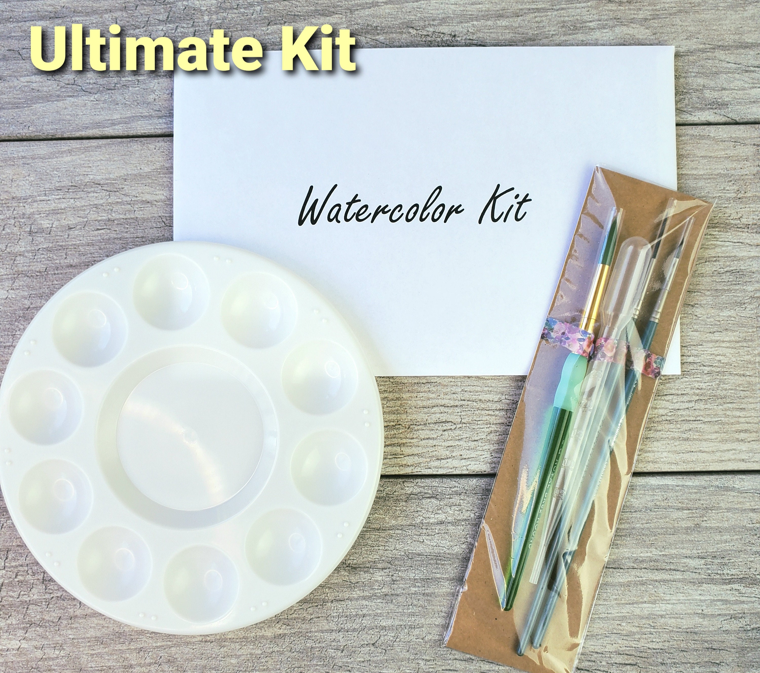 Coastal Watercolor Painting Kit DIY Nature Ocean Beach | Etsy