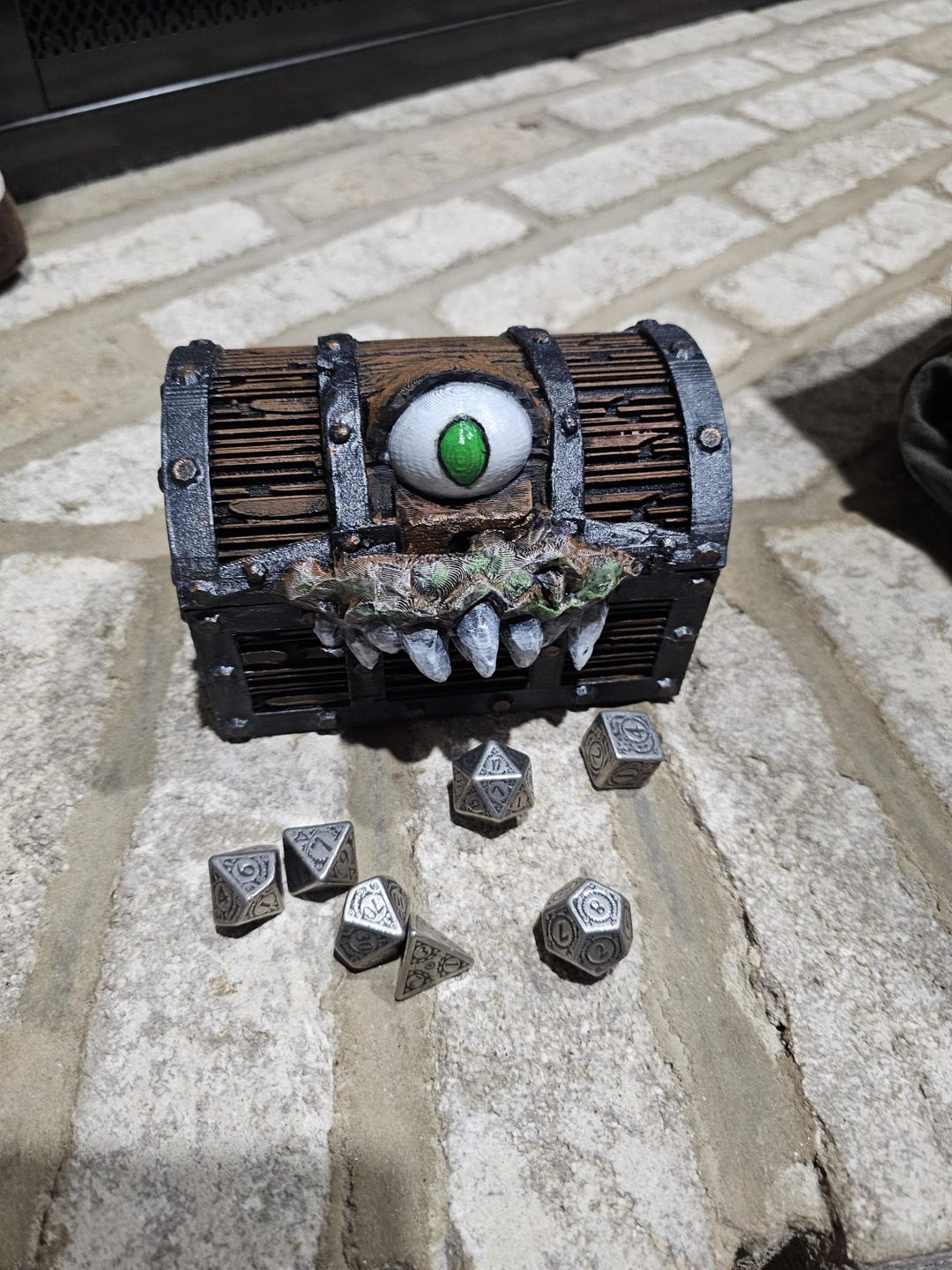 D&D 3D Printed Mimic Dice Chest - Etsy