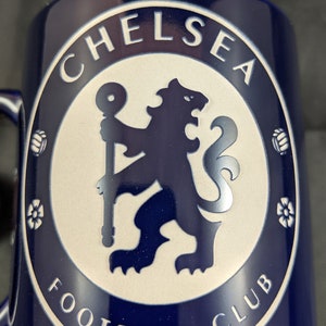 Chelsea F.C. - Hand Engraved Coffee / Tea Mug 11oz. - Etsy