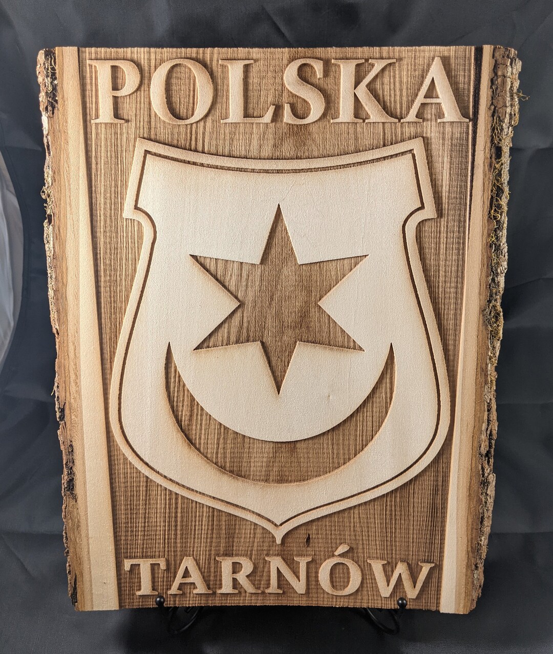 Tarnow Coat of Arms - Herb Miasta Tarnow Polska - Wooden Plaque - Etsy