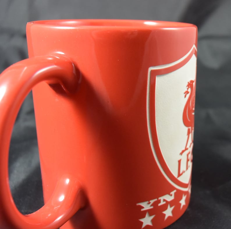 Liverpool F.C. YNWA Hand Etched Coffee / Tea Mug Red 11oz. | Etsy