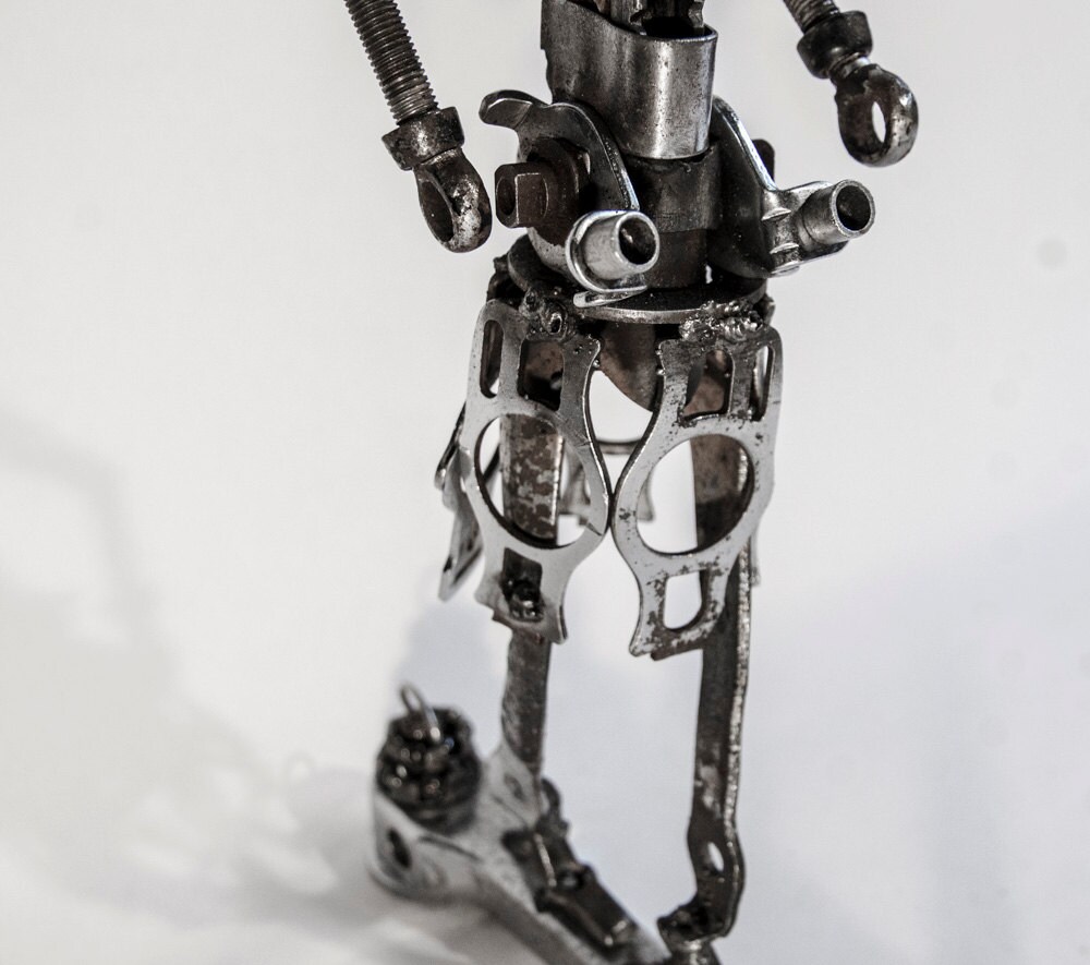 Miss Walker - MW1 - Bicycle Parts Upcycled Walking Figure - Etsy