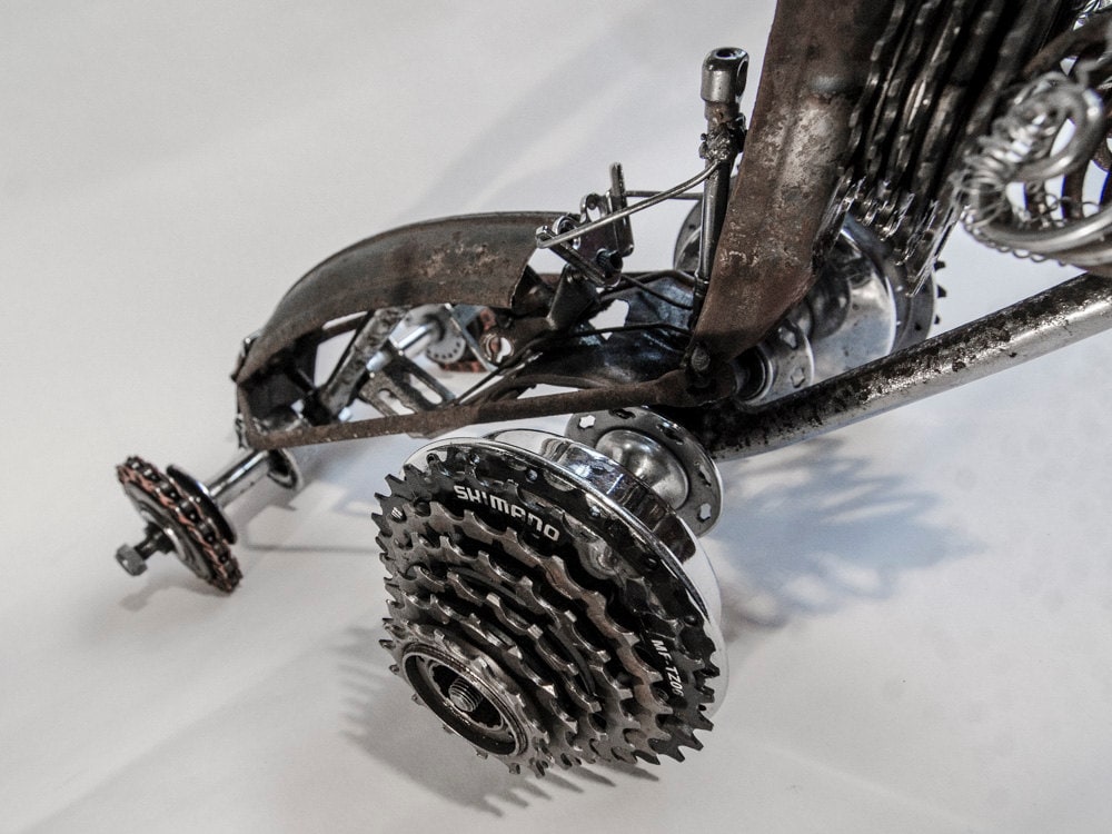 Drag Racer - DR1 - With Brakeline and Spoke Driver Figure. Made From ...