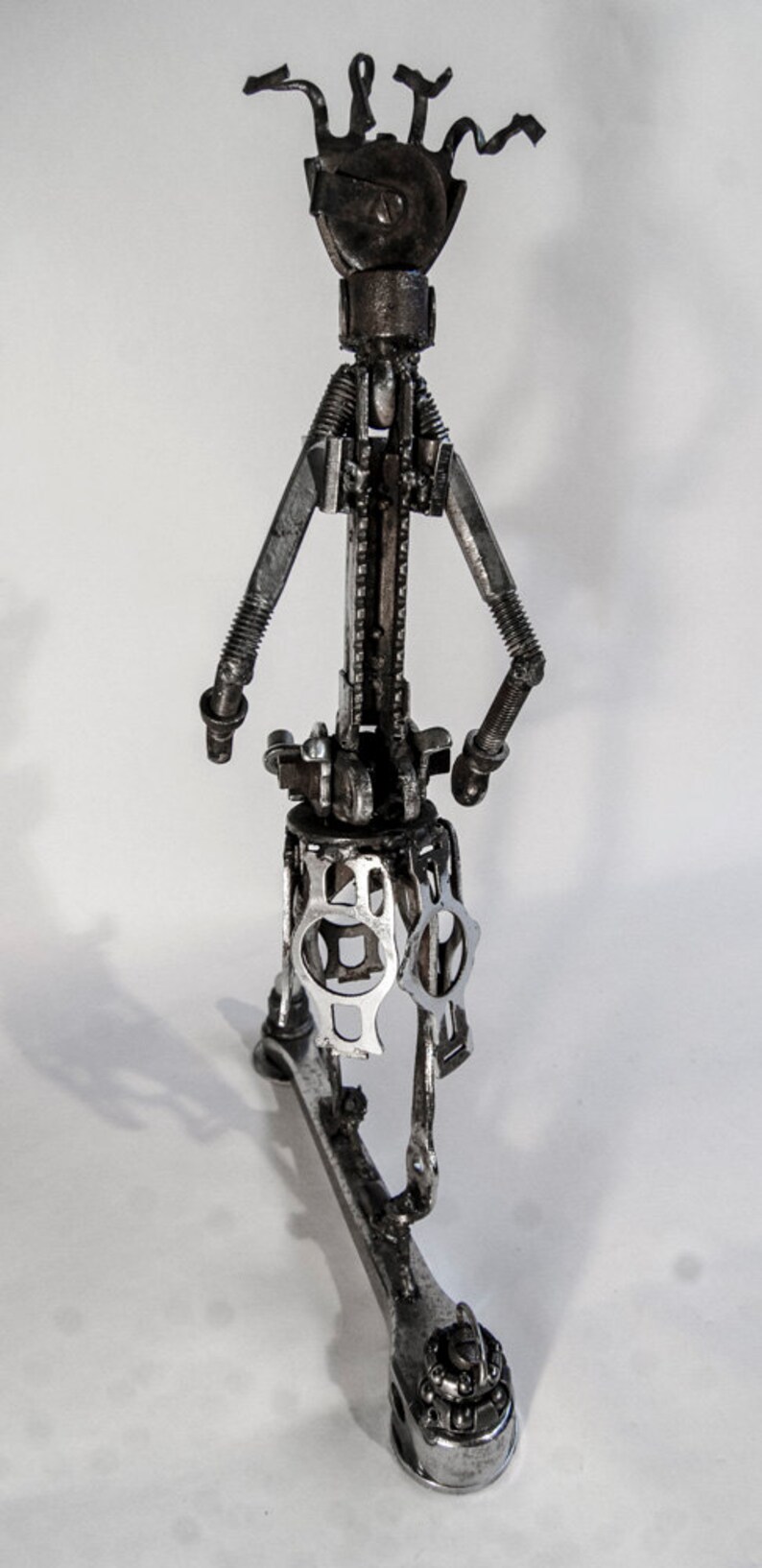 Miss Walker - MW1 - Bicycle Parts Upcycled Walking Figure - Etsy