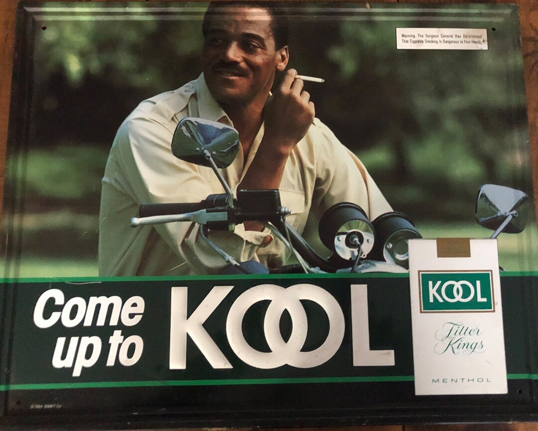 1984 Kool Cigarette Metal Sign - Etsy