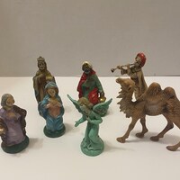 Hawaiian Nativity Set. Family. Present. Gift. Christmas. Chrstian ...