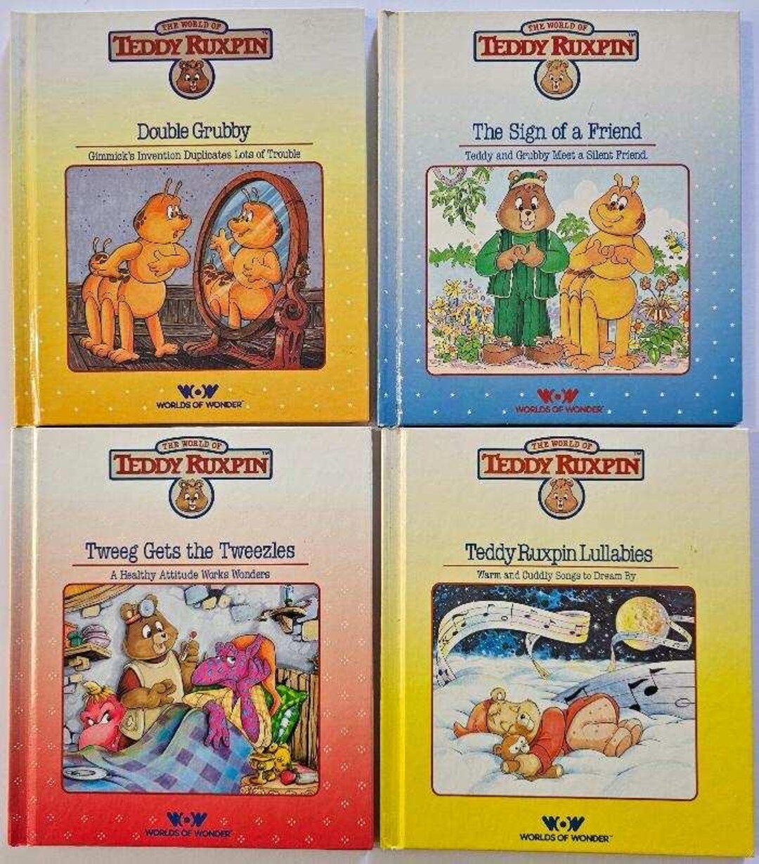 Set of 4 Teddy Ruxpin Books - Etsy