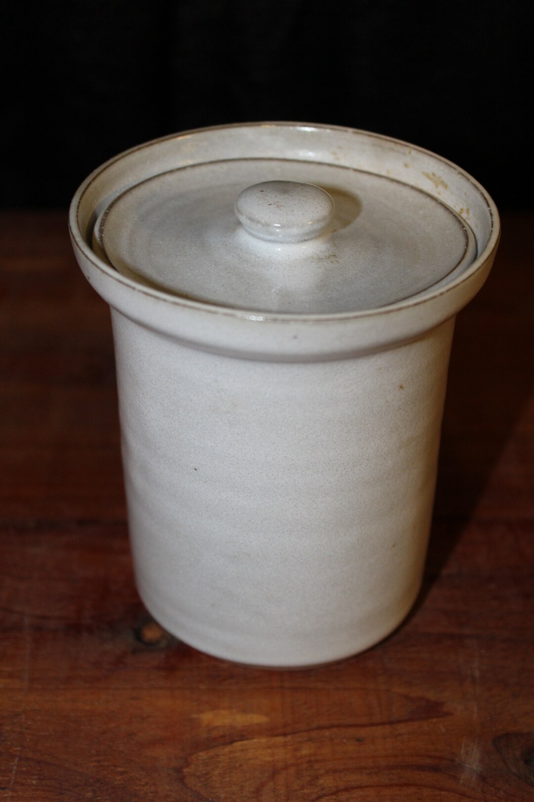 Small White Cole Pottery Jar With Lid, From Seagrove, North Carolina - Etsy