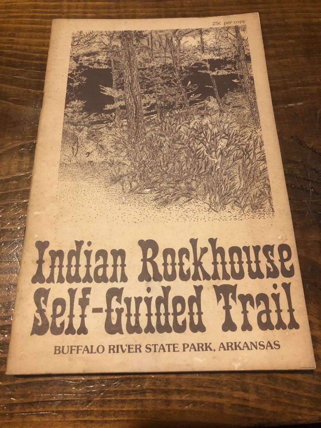 1940’s Travel Brochure, Indian Rockhouse Self-guided Trail, Buffalo ...