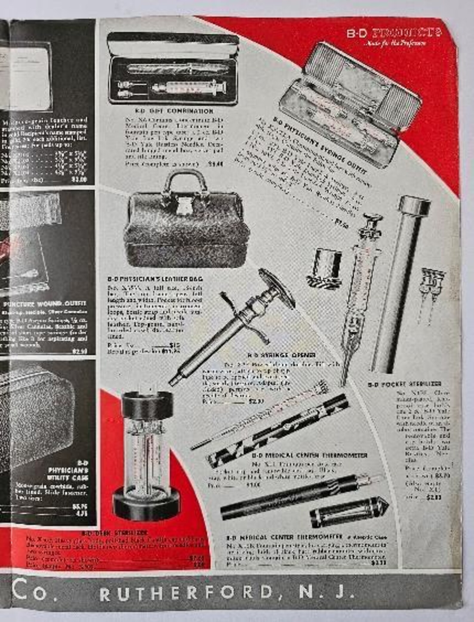 1937 Becton Dickinson and Co Medical Product Brochure - Etsy
