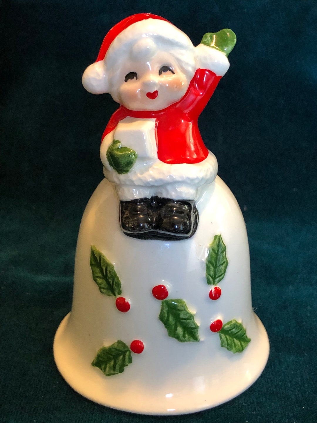MCM Lego Mrs Claus Christmas Bell, Made in Japan - Etsy