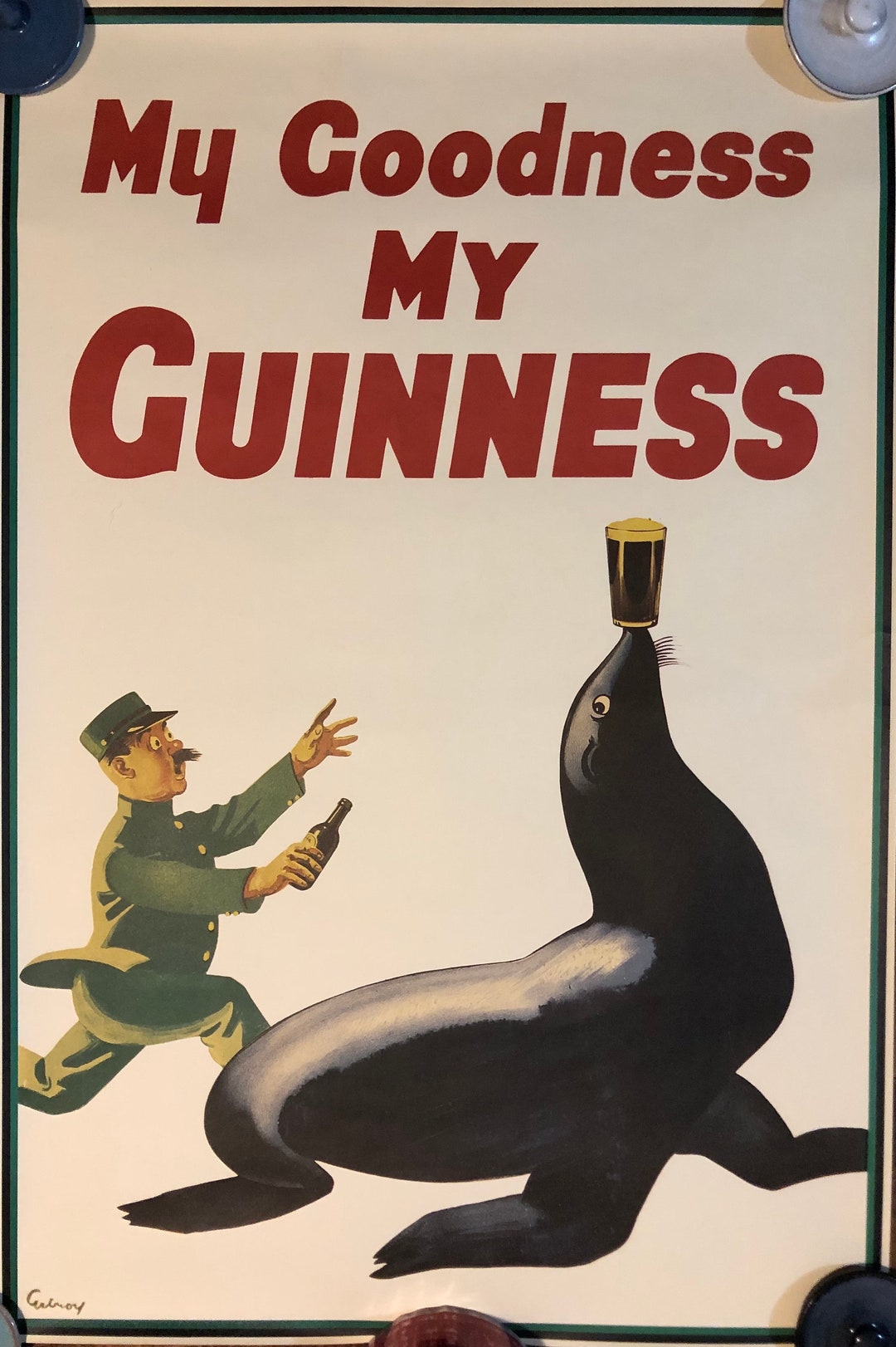 My Goodness, My Guinness Vintage Repop Poster, Featuring 1930’s Era ...