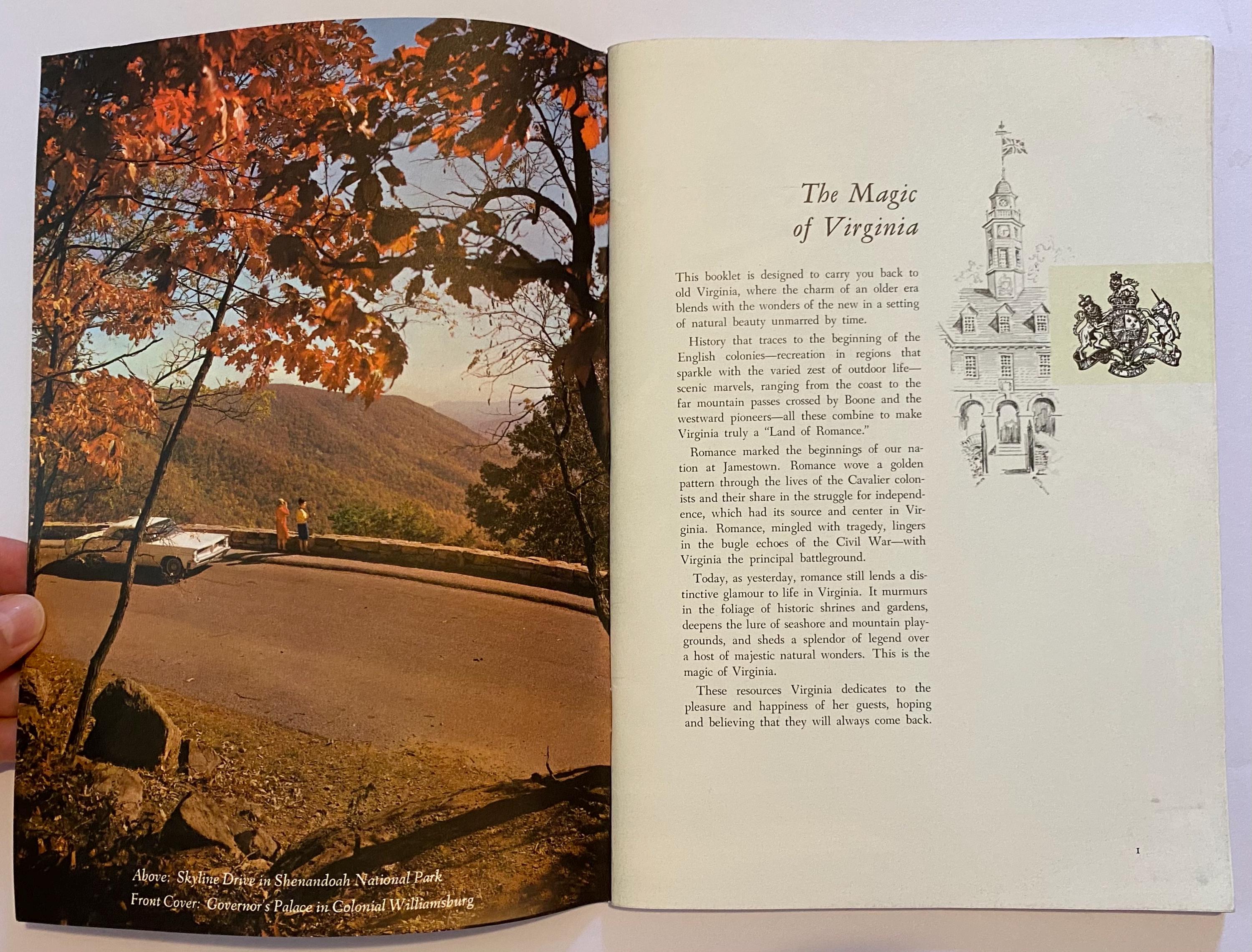 MCM Virginia Travel Brochure - Etsy