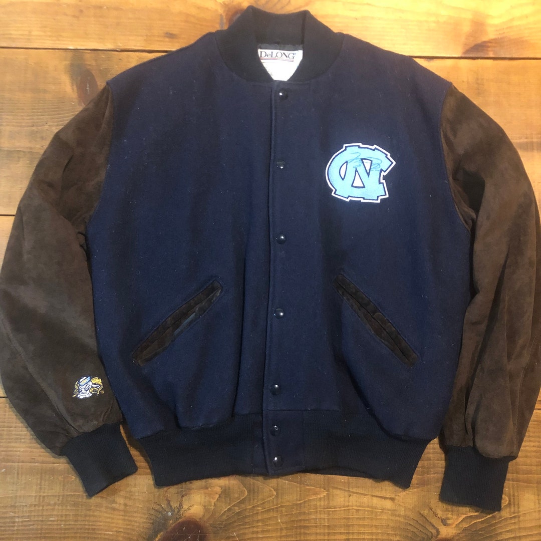 Vintage Delong UNC Tarheels Letterman’s Jacket, University of North ...