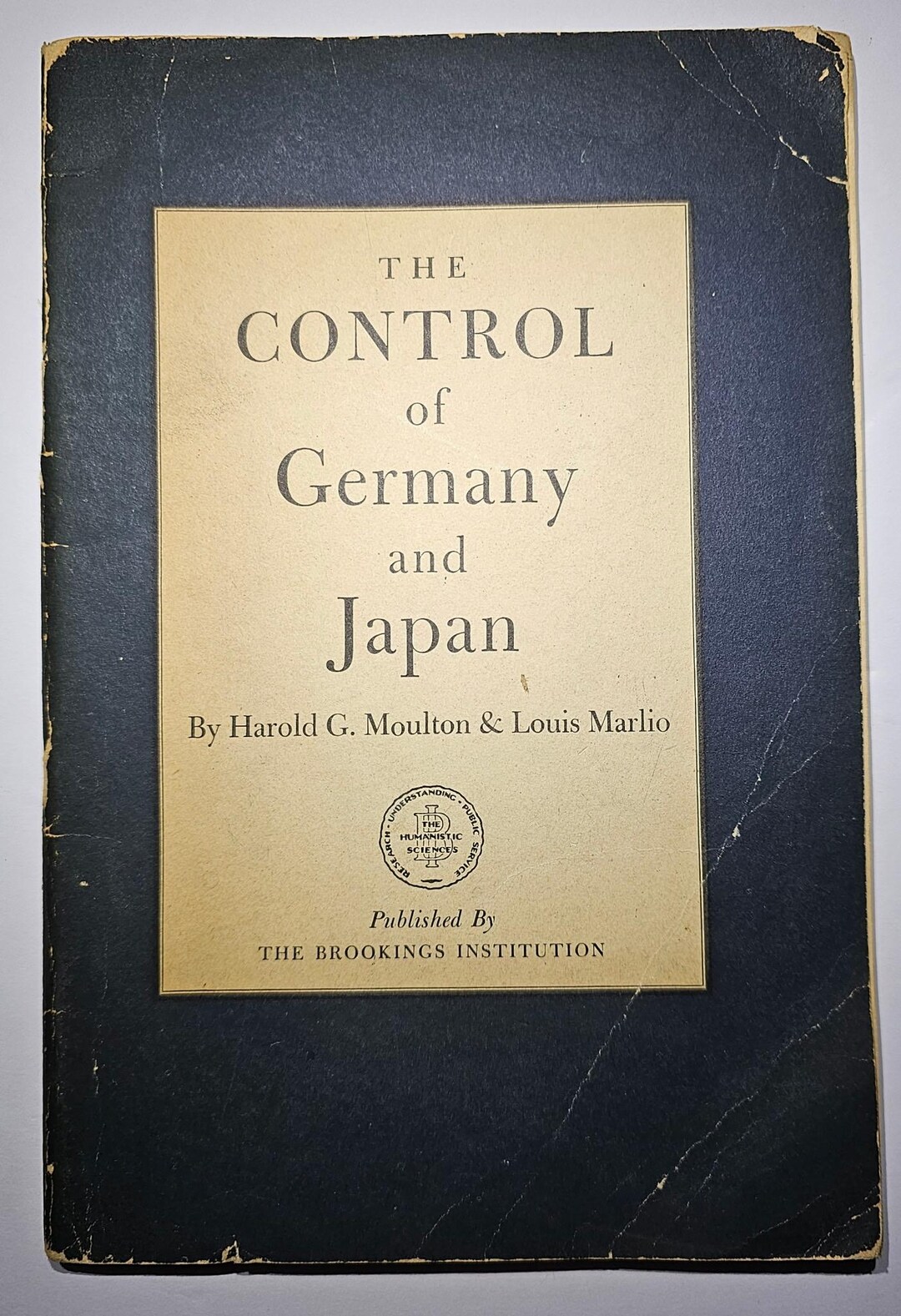 1944 WWII Treatise, Control of Germany & Japan, Brookings Institute - Etsy