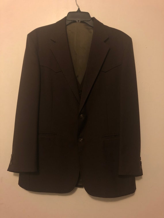 1970’s Mens Wrangler Tailored Western Wear Sports Co… - Gem