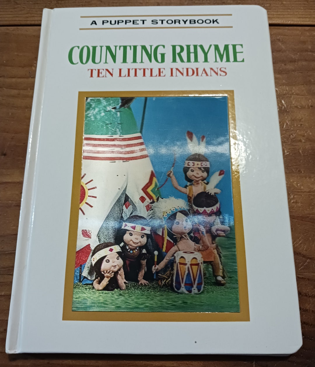 1968 Edition of "counting Rhyme: Ten Little Indians" a Puppet Storybook ...