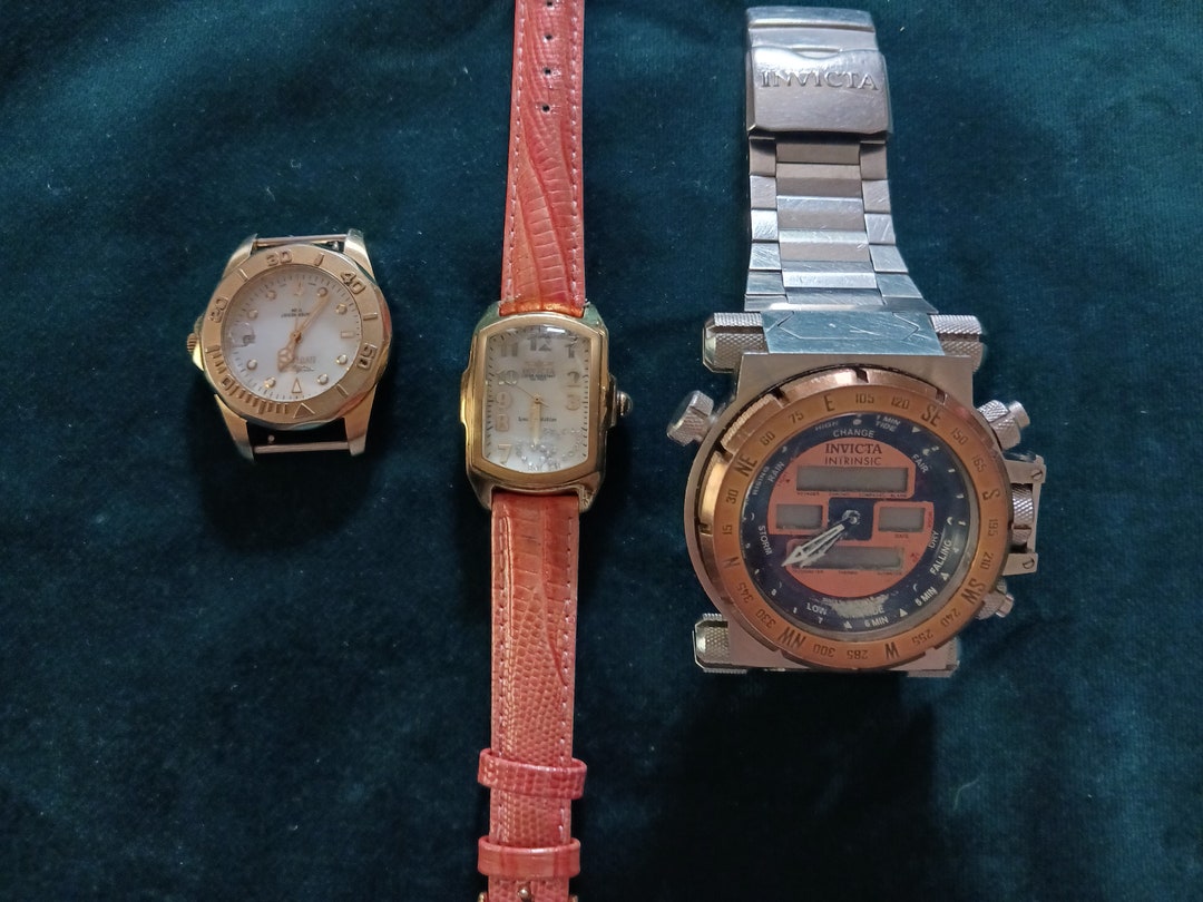 Lot of 3 Invicta Watches: Mens Coalition Forces Invicta Model 13075 ...