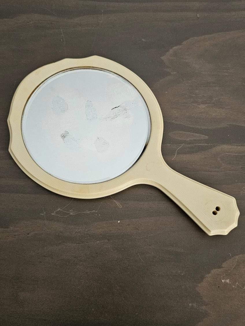 Art Deco Ivory Py-ra-lin Dubarry Hand Held Beveled Mirror - Etsy
