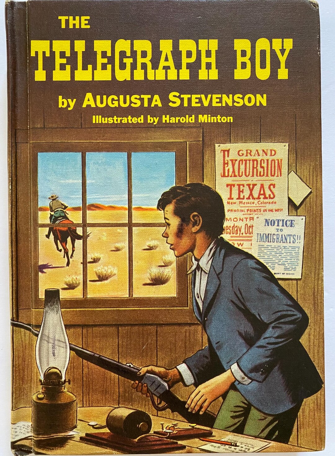The Telegraph Boy, by Augusta Stevenson, 1956 Hardback Edition, Library ...
