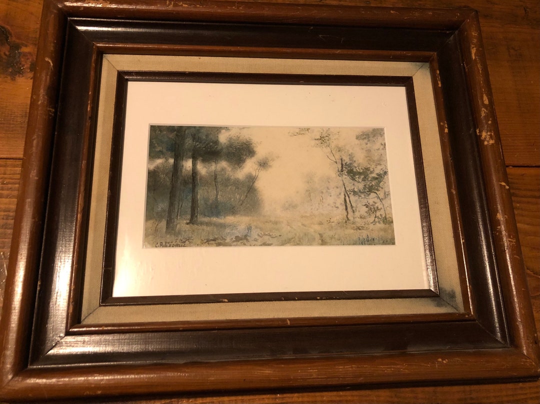 Charles Russell Loomis Watercolor - Etsy