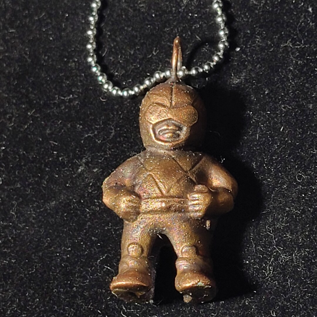 Electroformed Plastic Toy Power Ranger Pendant - Etsy