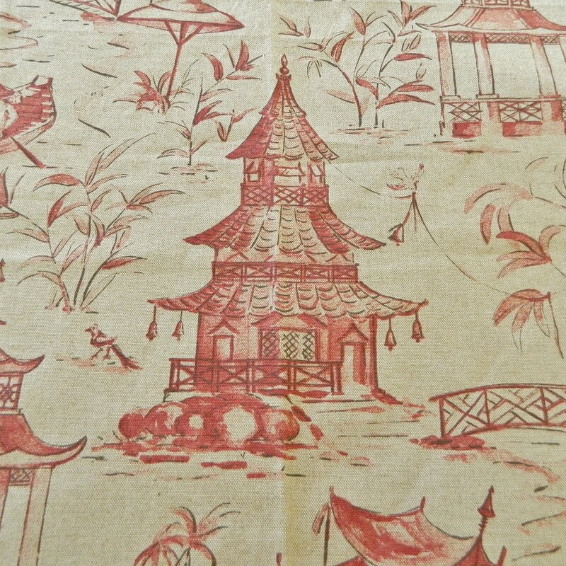 Pagoda Fabric - Etsy