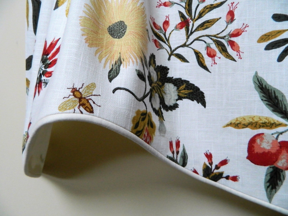 French General Fleur Botanical in Botanical-window Valance - Etsy