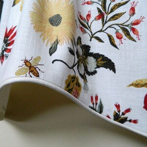 French General Fleur Botanical in Botanical-window Valance Lined and ...
